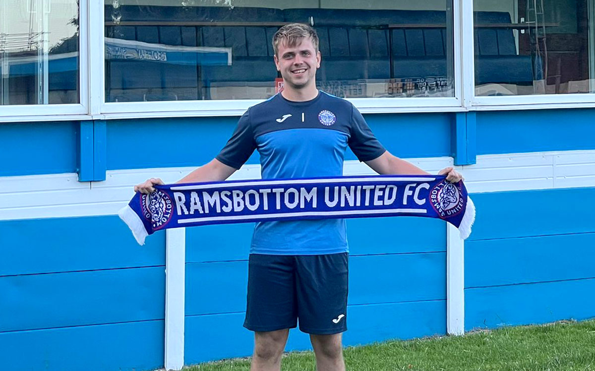 RAMS SIGN NEW NUMBER ONE - Ramsbottom United FC