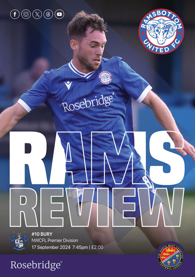 2024/25 Bury Programme - Ramsbottom United FC